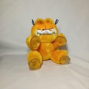 Garfield | Toys | 981 Vintage Garfield Attack Cat Plushie Toy Suction ...